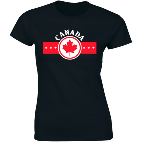 Half It | Tops | Canadian Maple Leaf Canada National Flag Tshirt | Poshmark